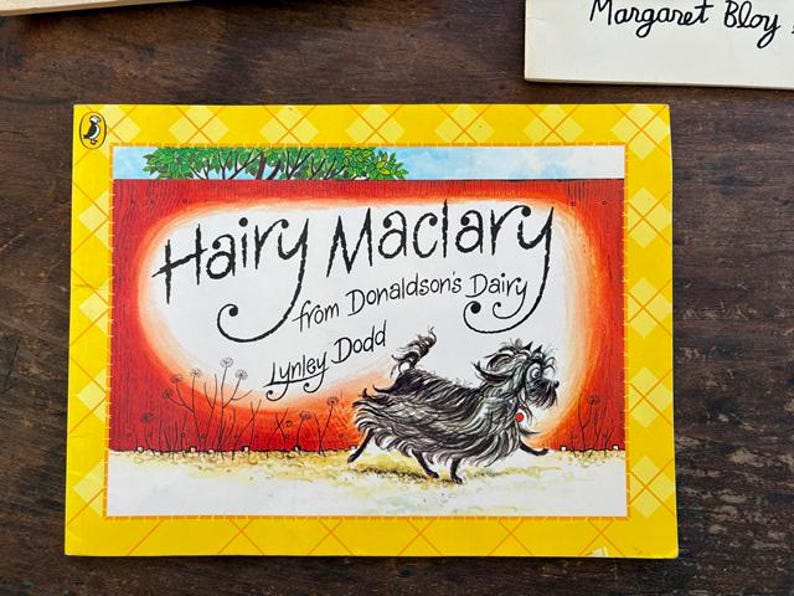 Vintage Children's Dog Book Collection: Hairy Maclary, Harry the Dirty ...