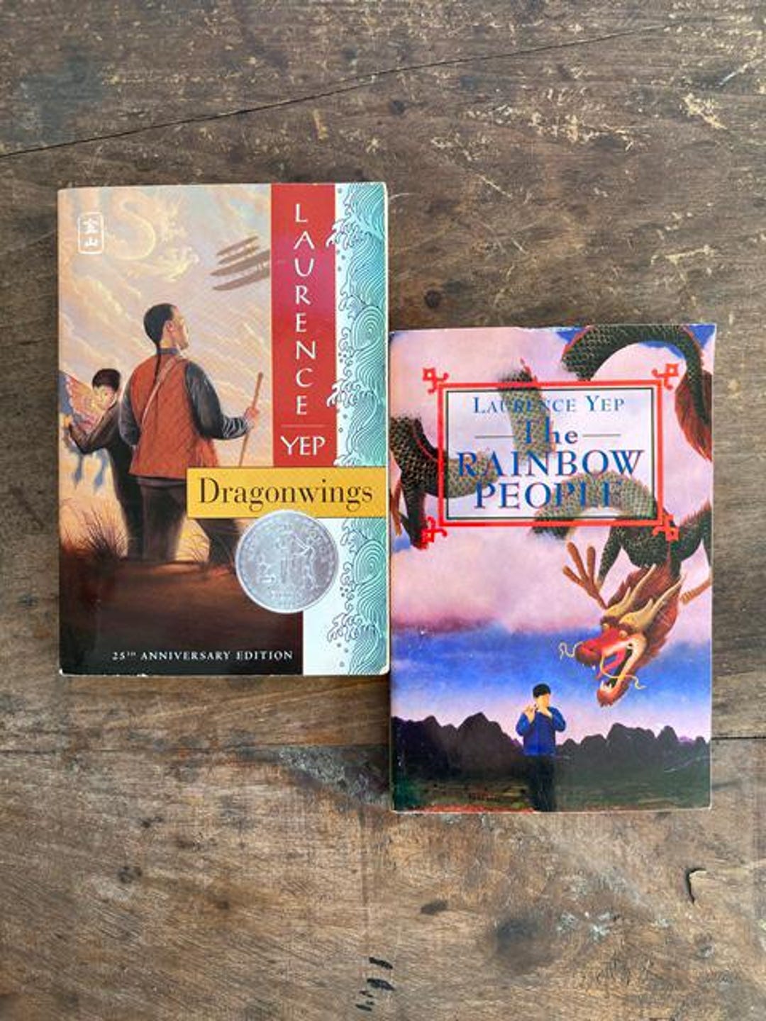 The Rainbow People & Dragonwings by Laurence Yep Newbery Honor Book ...