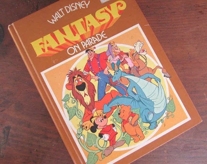 Walt Disney Book Fantasy on Parade Children's Stories 1977 Edition - Etsy