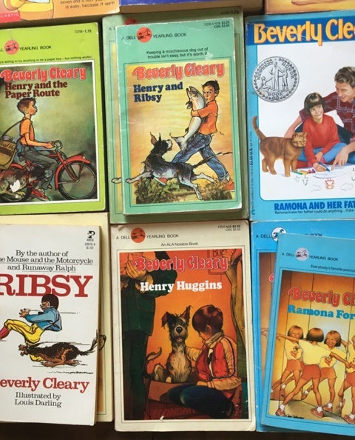 Henry Huggins Ribsy Paper Route Ramona Quimby Beverly Cleary - Etsy