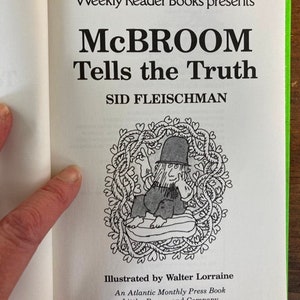 Mcbroom's Ghost & Mcbroom Tells the Truth by Sid Fleischman Illustrated ...