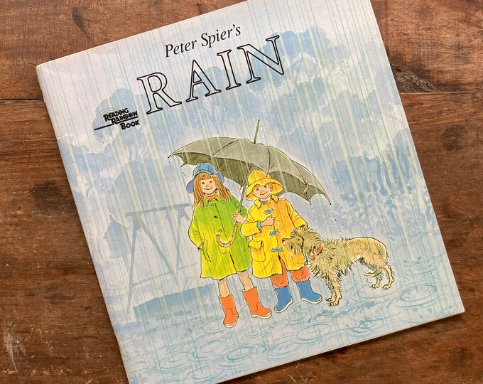 Peter's Spier's Rain Reading Rainbow Book 1982 Paperback - Etsy