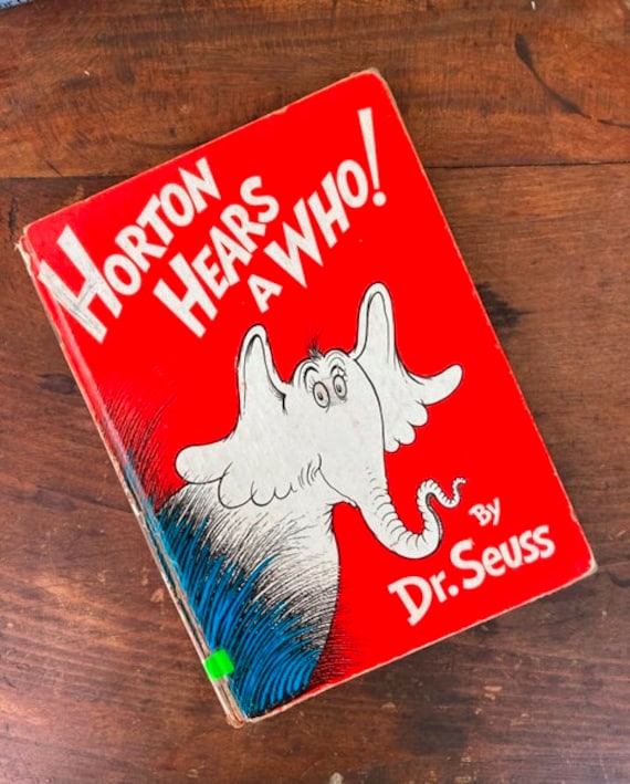 Horton Hears A Who by Dr. Seuss Classic Children's Picture - Etsy