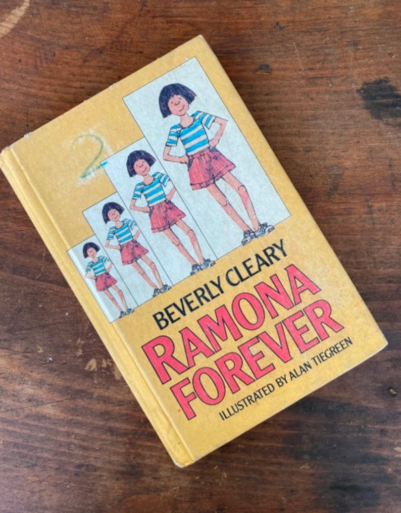 Ramona Forever by Beverly Cleary Illustrated by Alan Tiegreen - Etsy