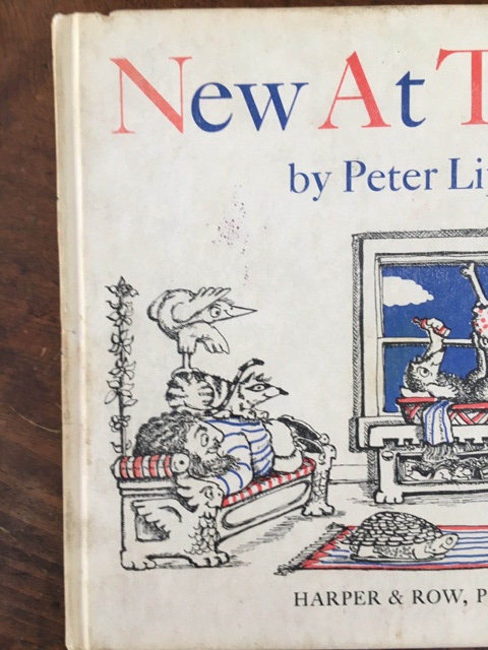 Children's Book New at the Zoo by Peter Lippman 1969 - Etsy