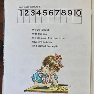 Vintage 'I Can Count' Children's Book: 1960s Rojankovsky Illustrations ...