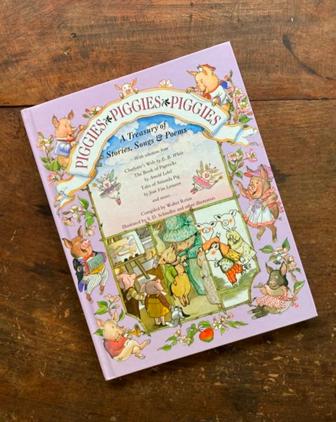 Vintage Piggies Children's Book, Illustrated Pig Stories & Poems - Etsy