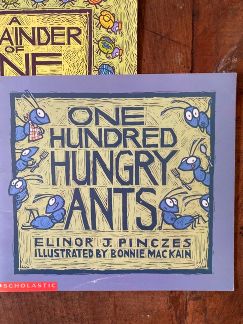 One Hundred Hungry Ants & A Remainder of One by Elinor Pinczes - Etsy