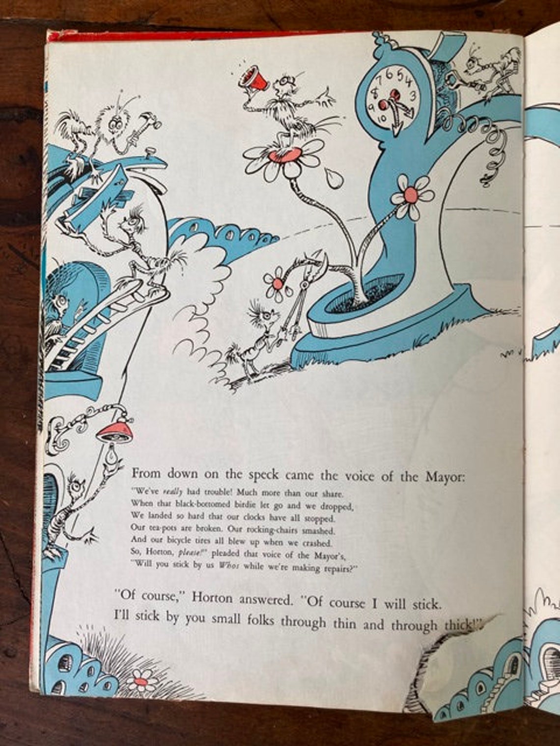 Horton Hears A Who by Dr. Seuss Classic Children's Picture - Etsy