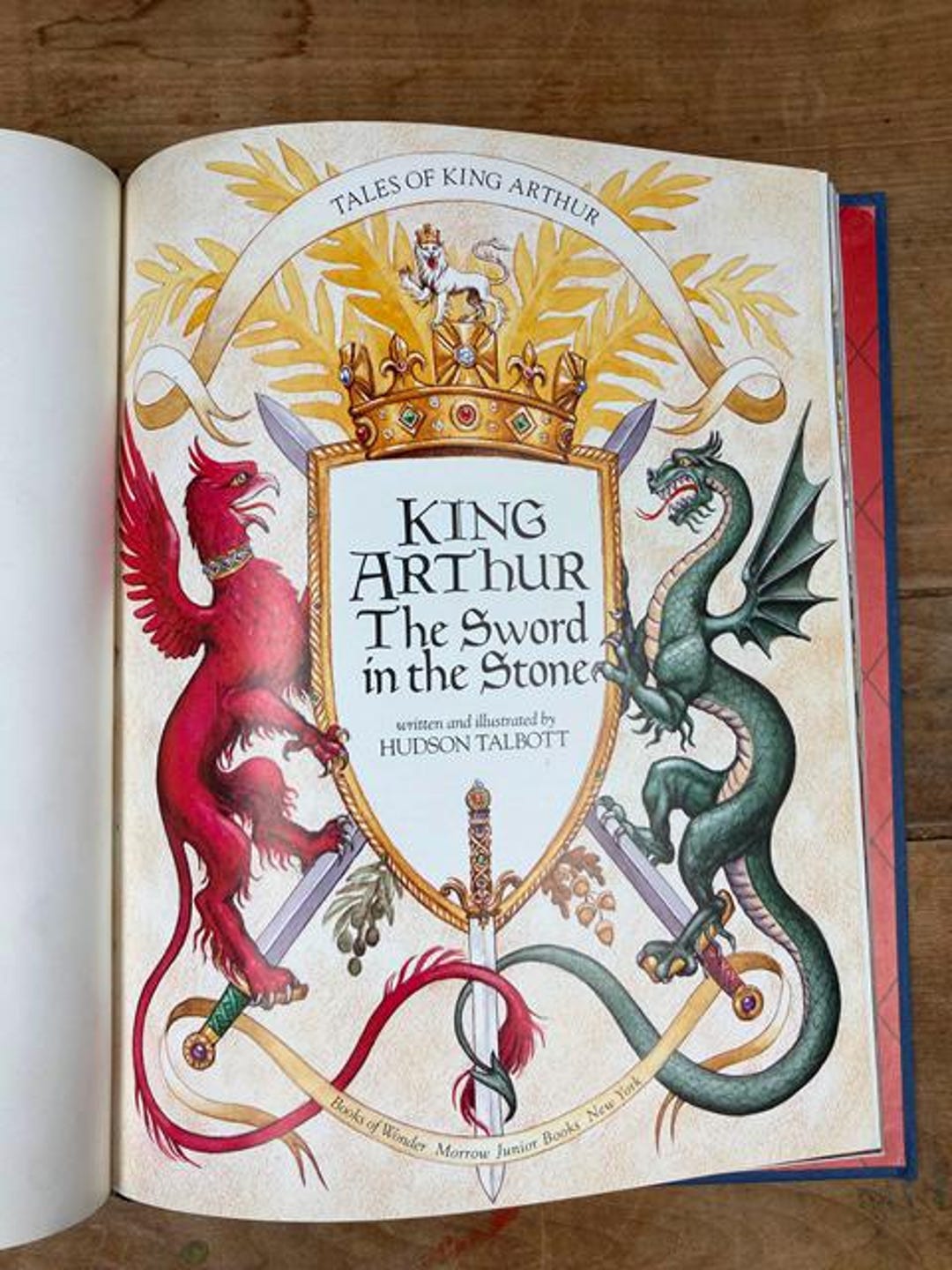 King Arthur the Sword in the Stone Written and Illustrated by Hudson ...