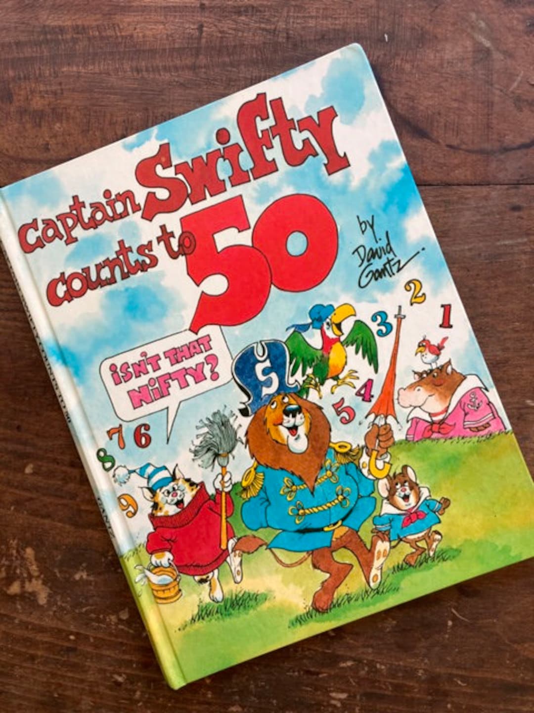 Captain Swifty Counts to 50: 1982 First Edition Children's Book - Etsy