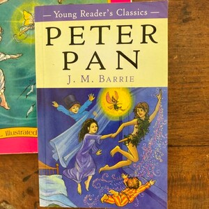 Peter Pan by J M Barrie Young Reader's Classic and Peter Pan Troll Illustrated Classics ...