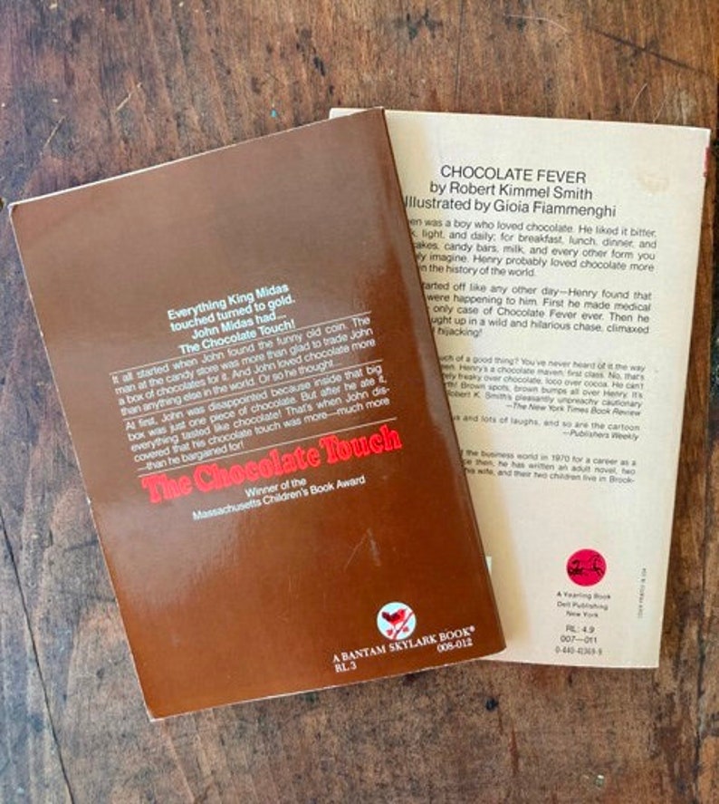 Chocolate Fever by Robert Kimmel Smith & the Chocolate Touch - Etsy