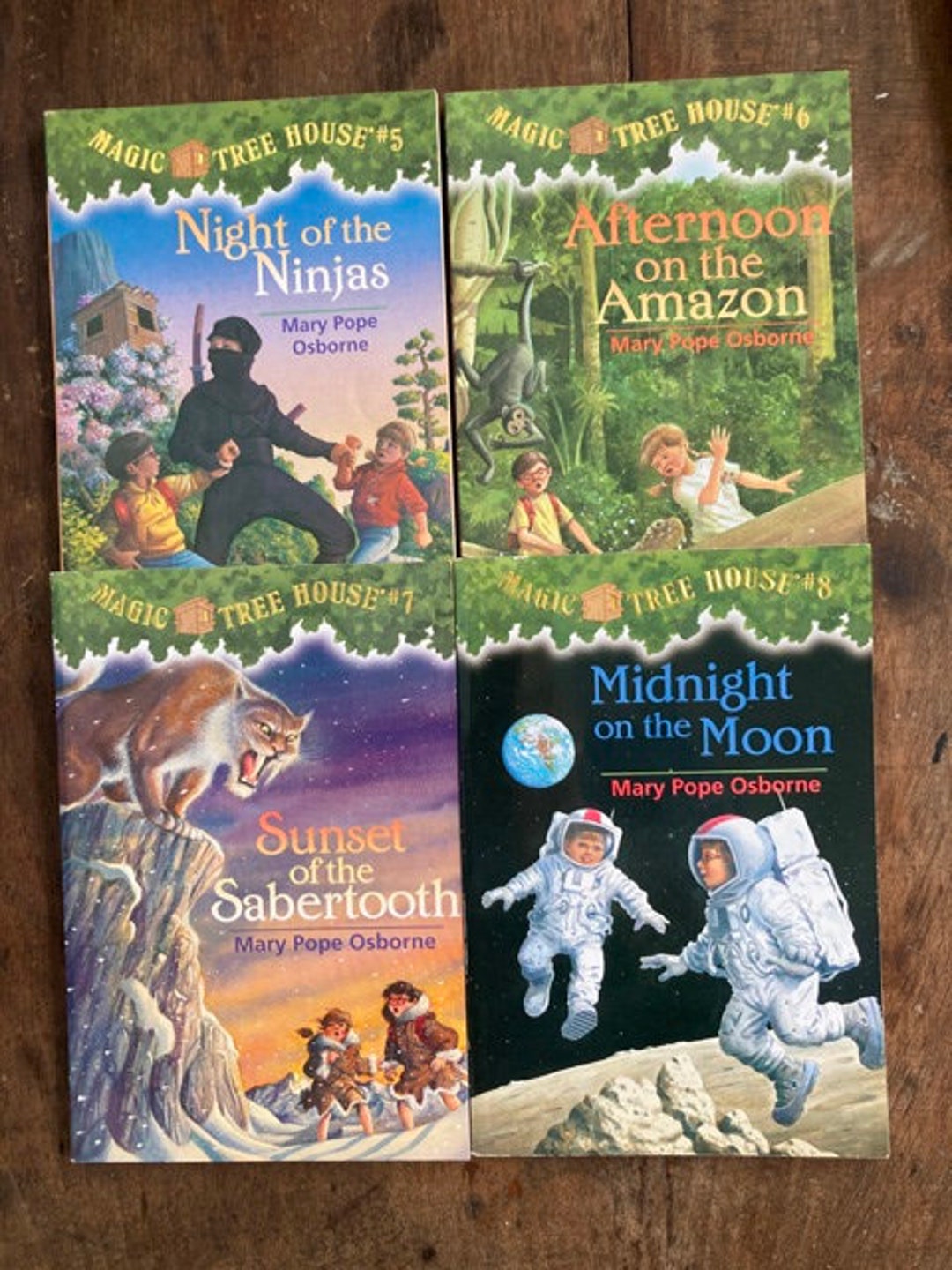 Magic Tree House Books 5-8 Boxed Set by Mary Pope Osborne Night of the ...