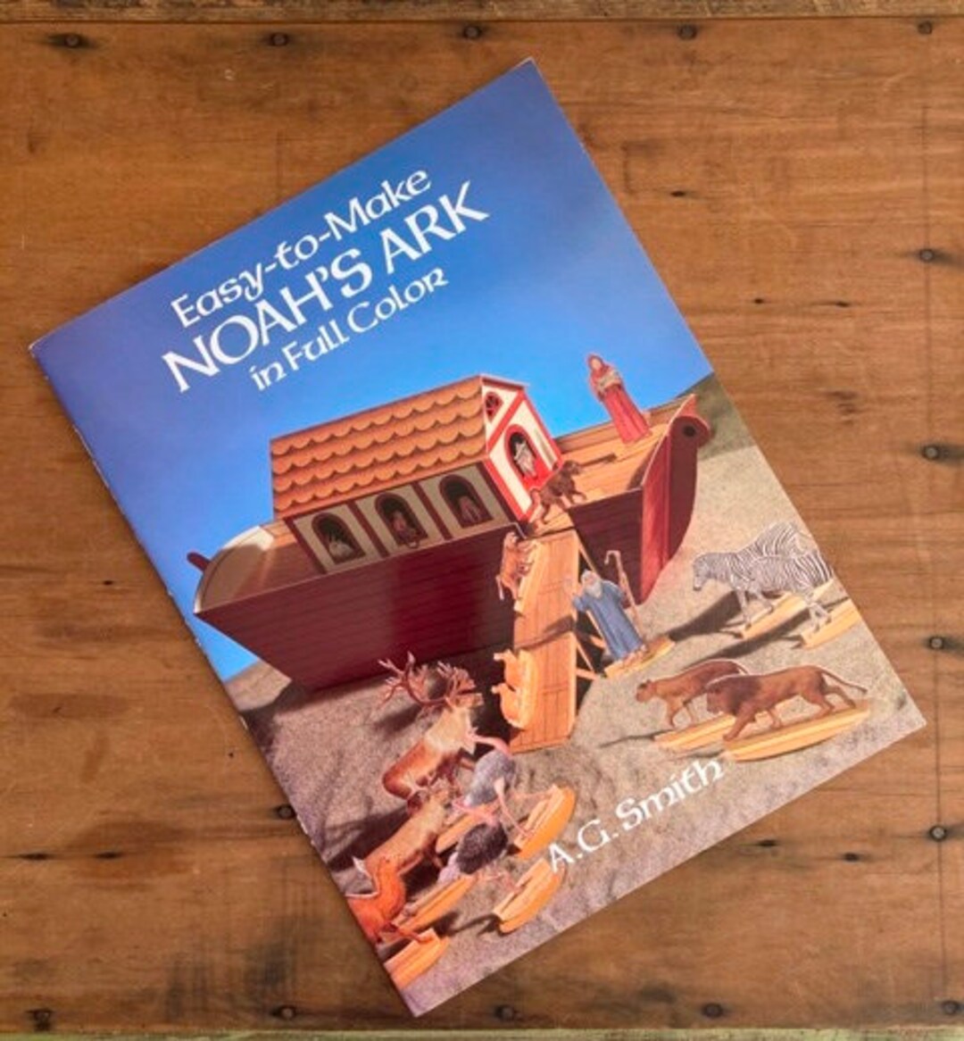 Easy to Make Noah's Ark Model in Full Color by A G Smith Vintage Dover ...