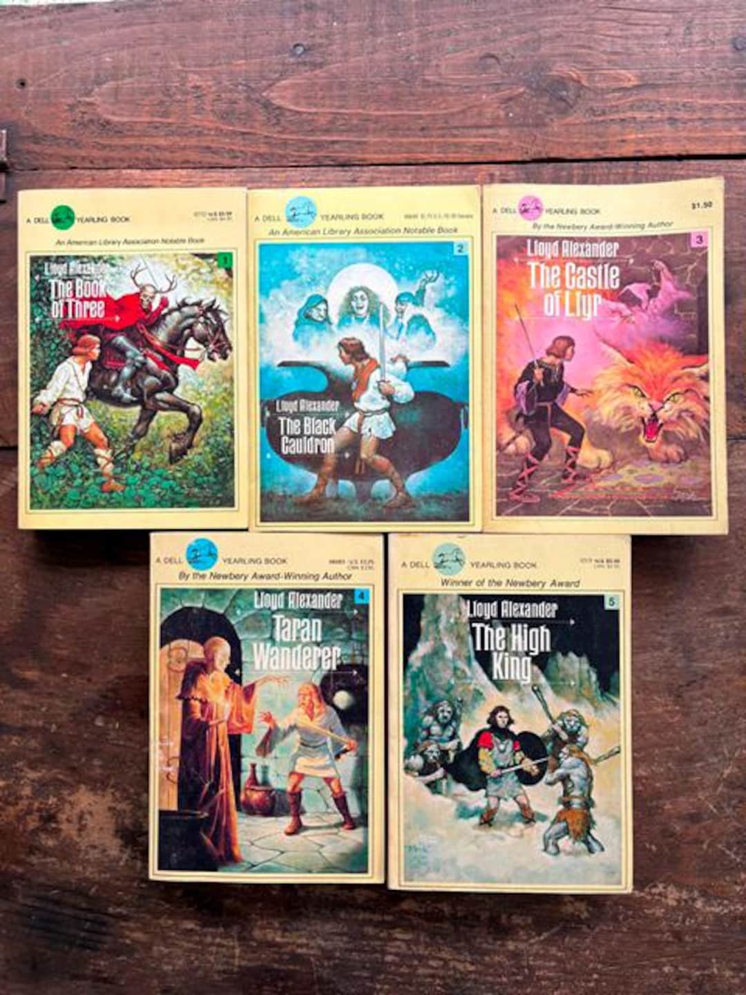Chronicles of Prydain Series: Books 1-5 by Lloyd Alexander - Etsy