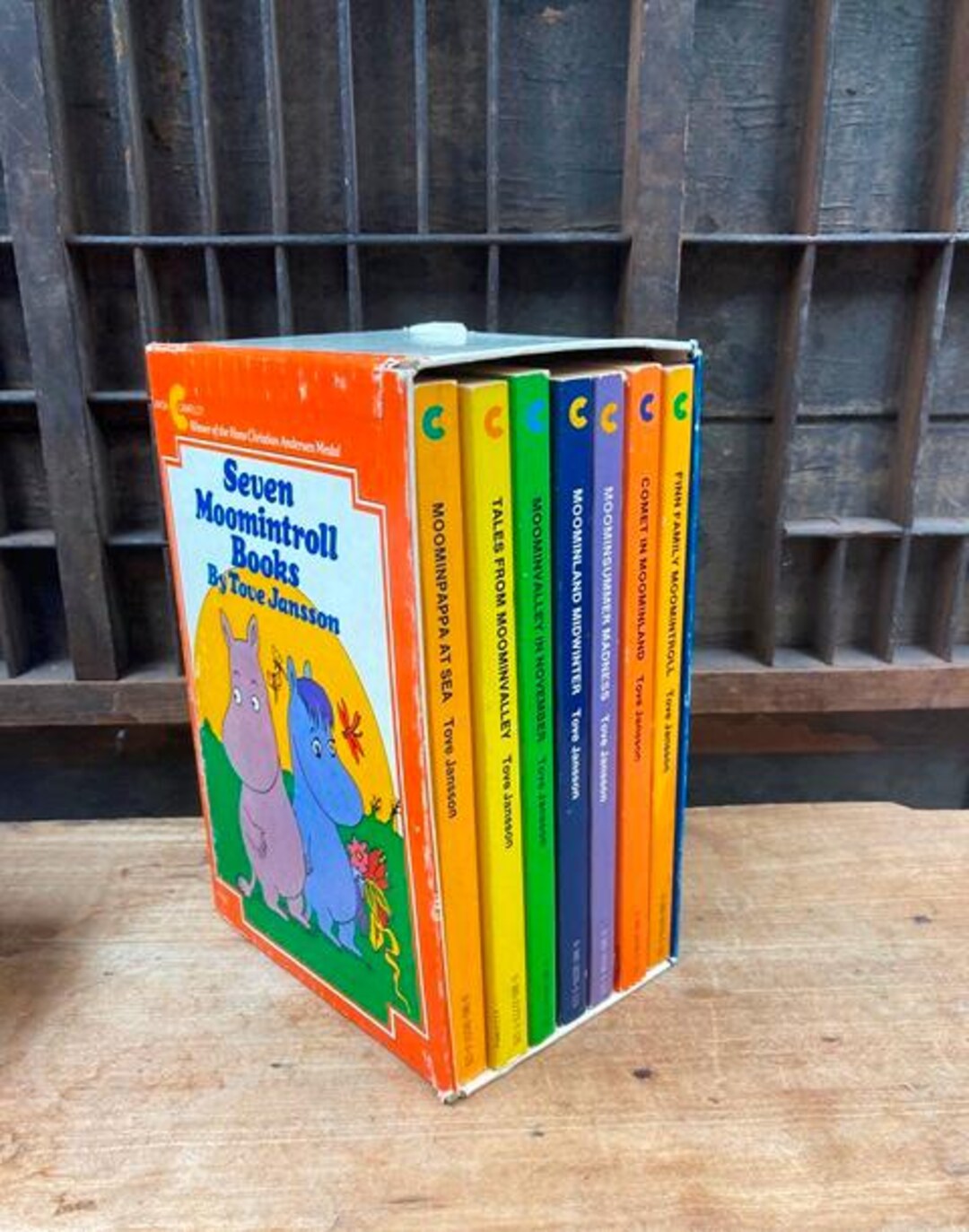 Seven Moomintroll Books Tove Jansson Boxed Set Finn Family Moomintroll ...