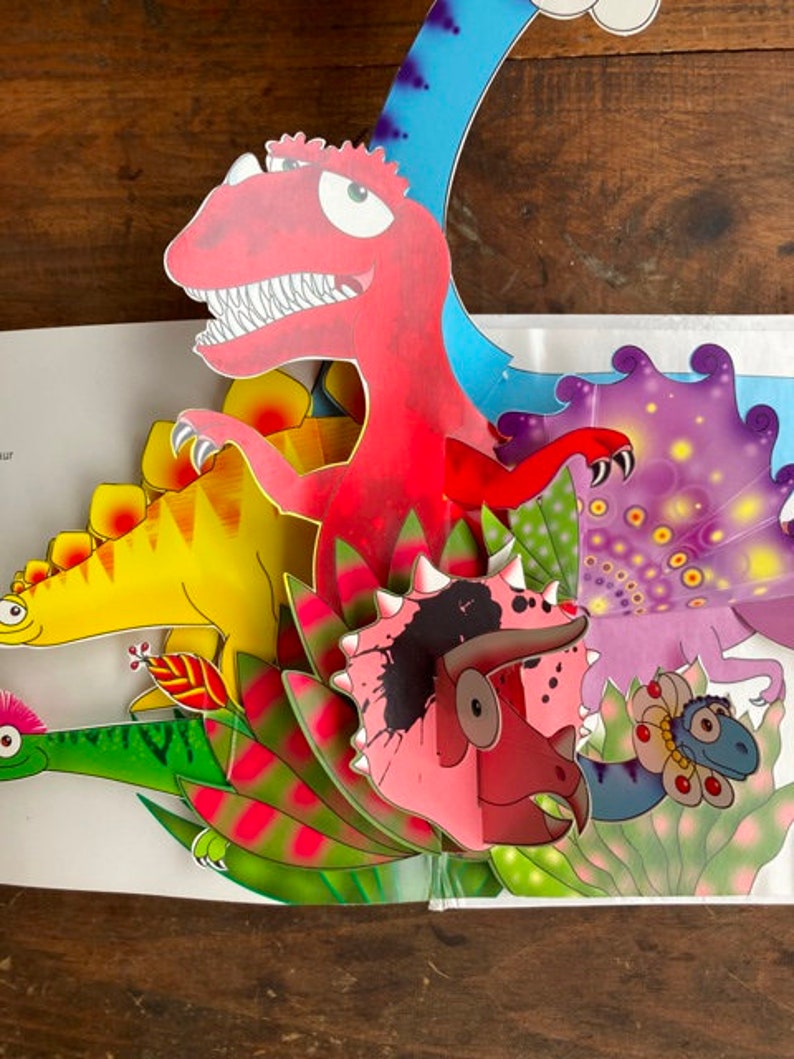 Flapdoodle Dinosaurs A Colorful Pop-up Book by David A Carter 2001 ...