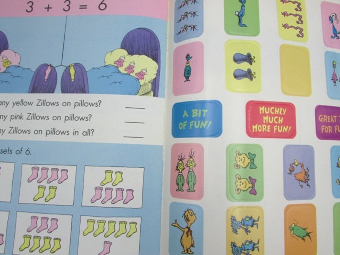 Dr Seuss Beginner Fun Book Oh The Things You Can Say I Can Add | Etsy