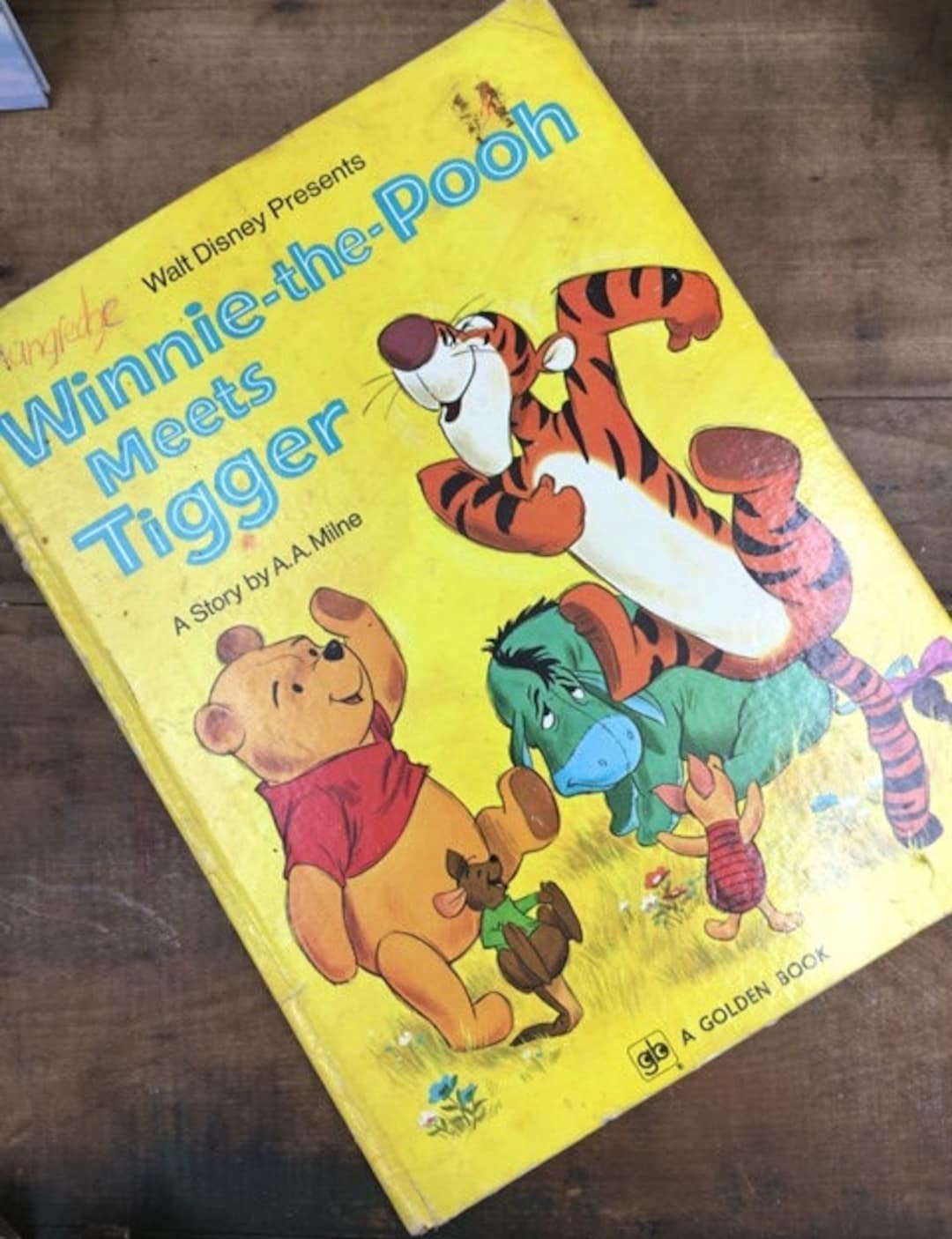 Winnie the Pooh Meets Tigger Walt Disney Present A Story by A A Milne A ...