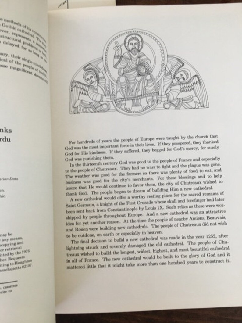 Castle and Cathedral the Story of Its Construction by David Macaulay ...