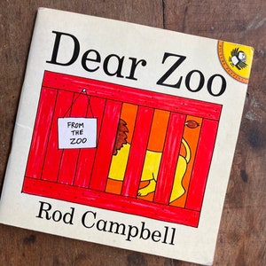 Dear Zoo by Rod Campbell an Interactive Lift the Flap Book Preschool ...