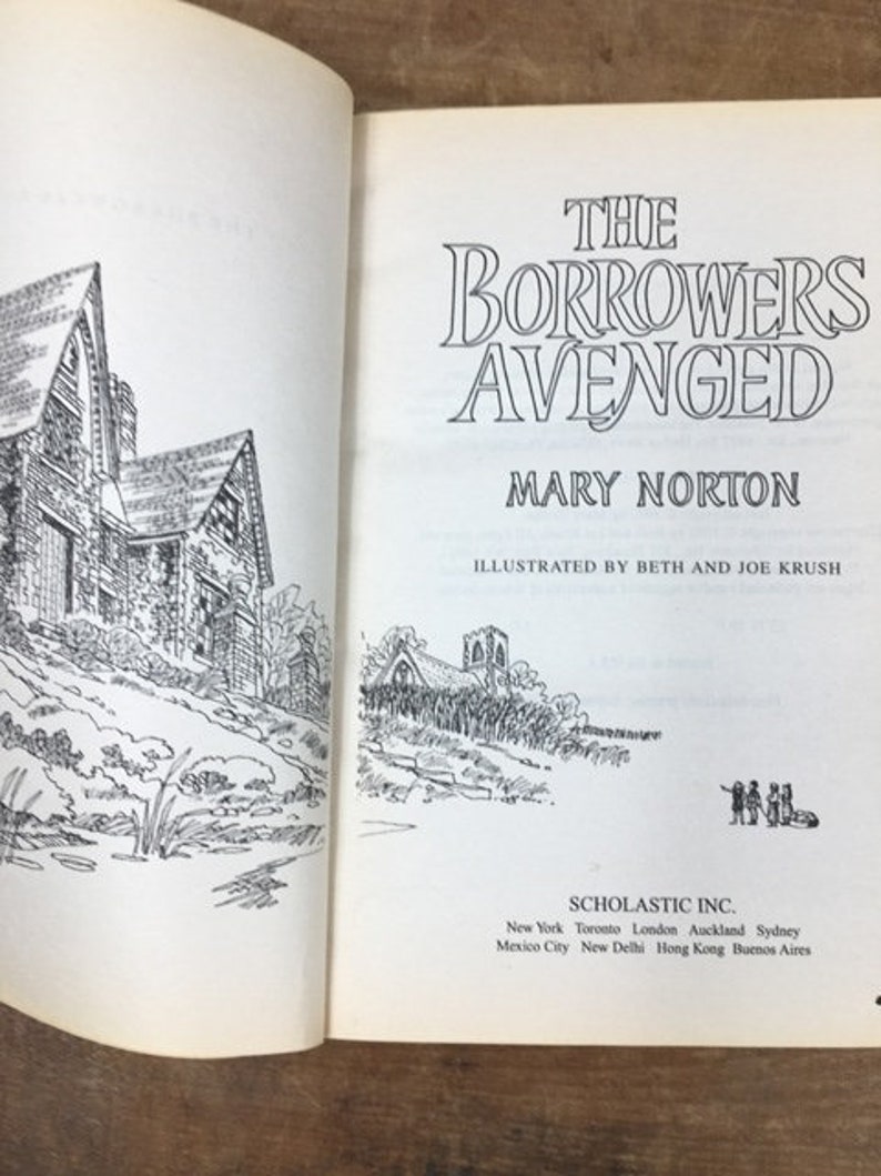 Borrowers Avenged by Mary Norton Preteen Fiction About A Tiny Family - Etsy