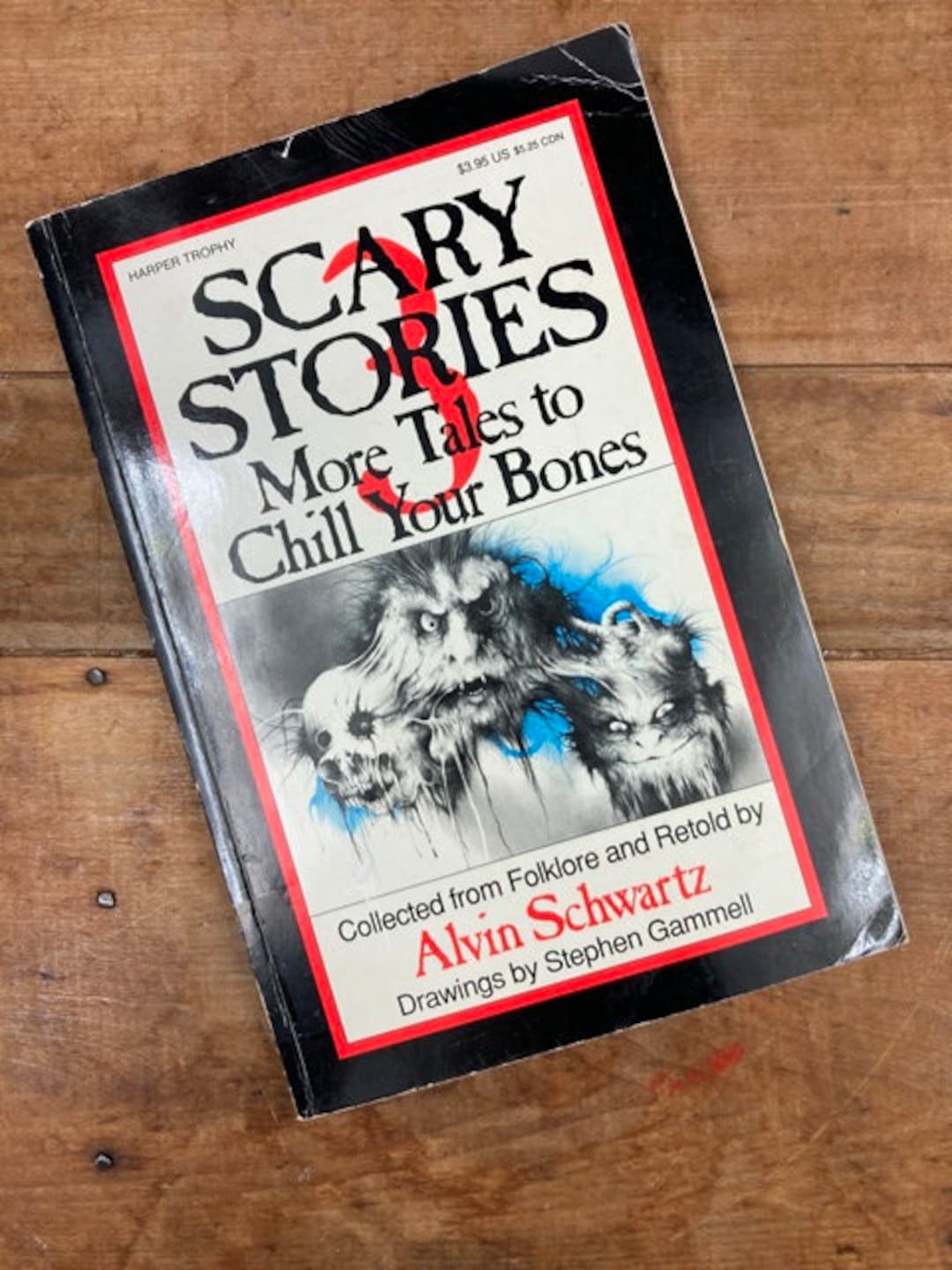 Scary Stories 3: Alvin Schwartz, Stephen Gammell 1991 Edition - Etsy