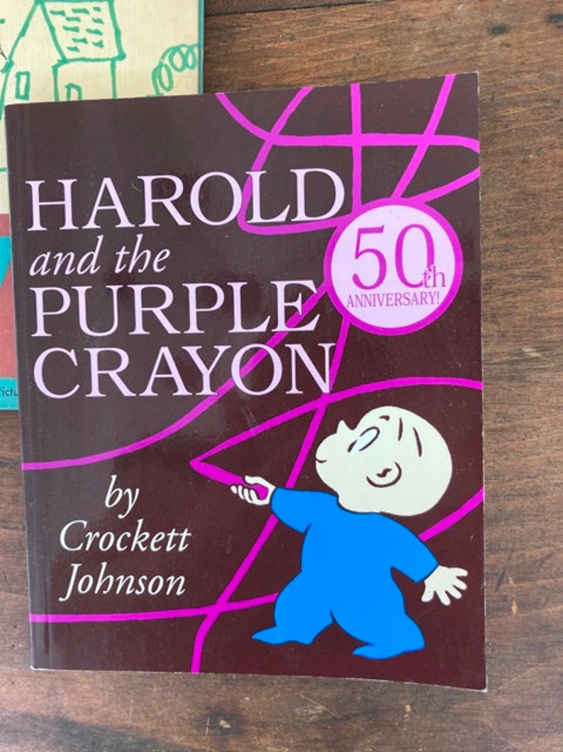 Harold and the Purple Crayon by Crockett Johnson & I Made A | Etsy