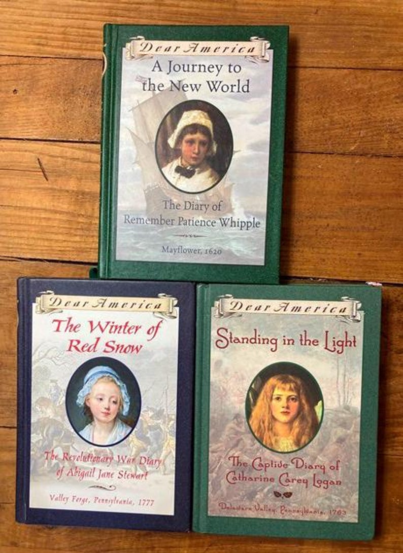 Dear America Book Series: Historical Fiction Diary - YOUR CHOICE of ...