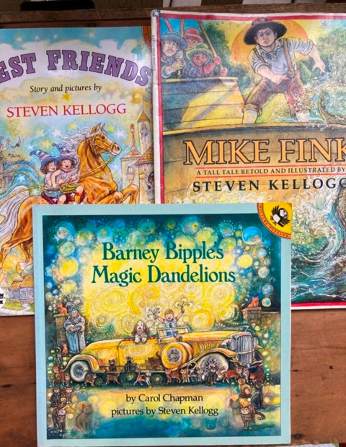 Mike Fink and Best Friends by Steven Kellogg & Barney | Etsy