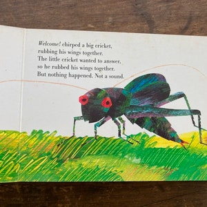 The Very Hungry Caterpillar & the Very Quiet Cricket by Eric Carle Classic Children's Picture ...