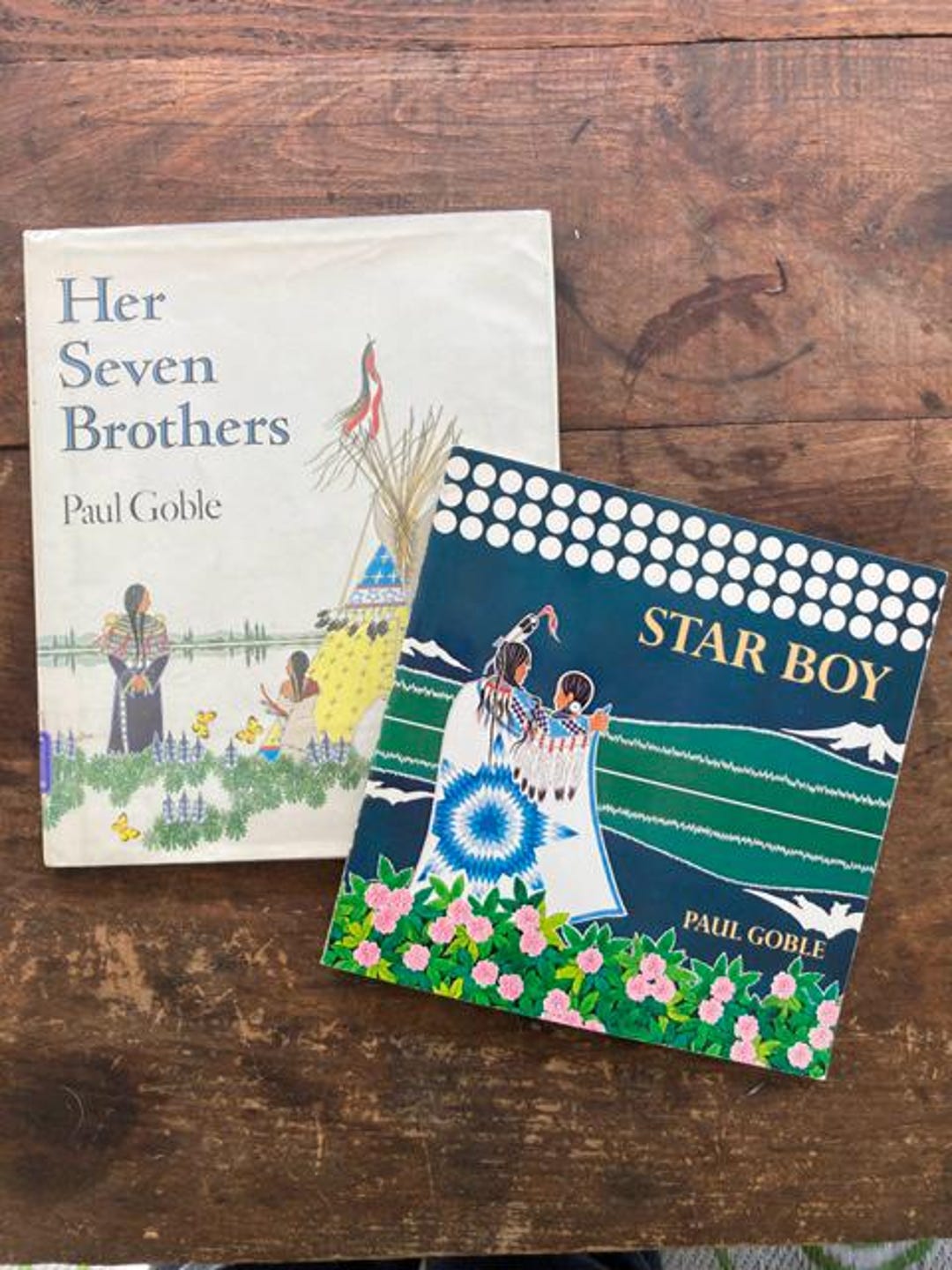 Paul Goble's Native American Legends: Her Seven Brothers & Star Boy - Etsy