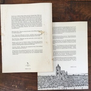 Castle & Cathedral the Story of Its Construction by David - Etsy