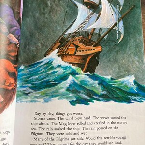 The Pilgrims First Thanksgiving by Ann Mcgovern Illustrated by Elroy ...