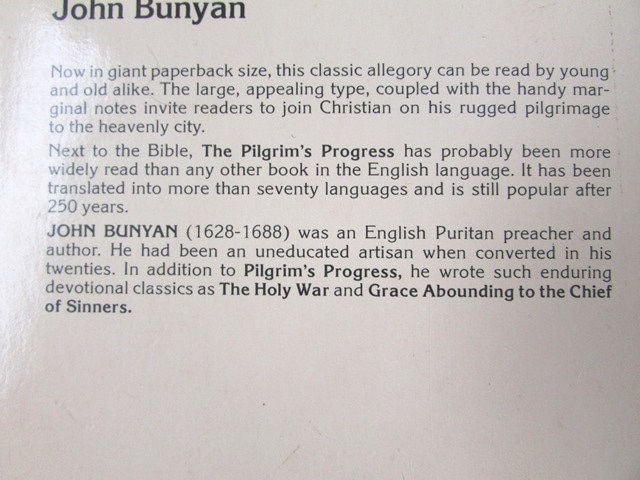 The Pilgrim's Progress by John Bunyan Classic Christian | Etsy