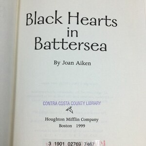 Black Hearts in Battersea by Joan Aiken Author of the Wolves of ...
