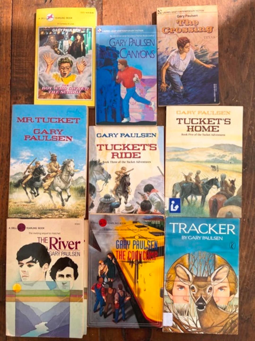 Gary Paulsen Books Your Choice the River Mr Tucket - Etsy