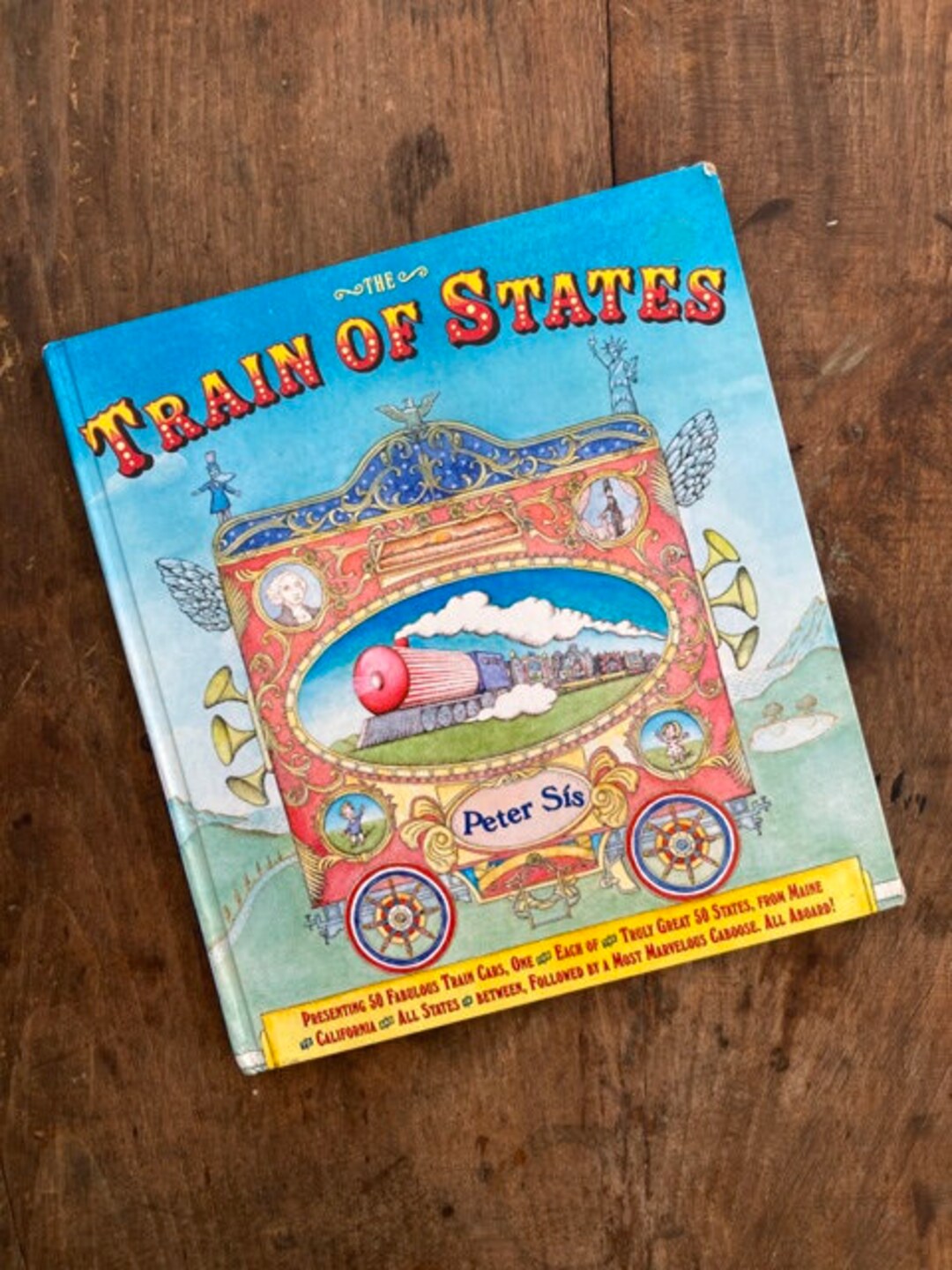 The Train of States by Peter Sis, Children's Hardcover Book - Etsy