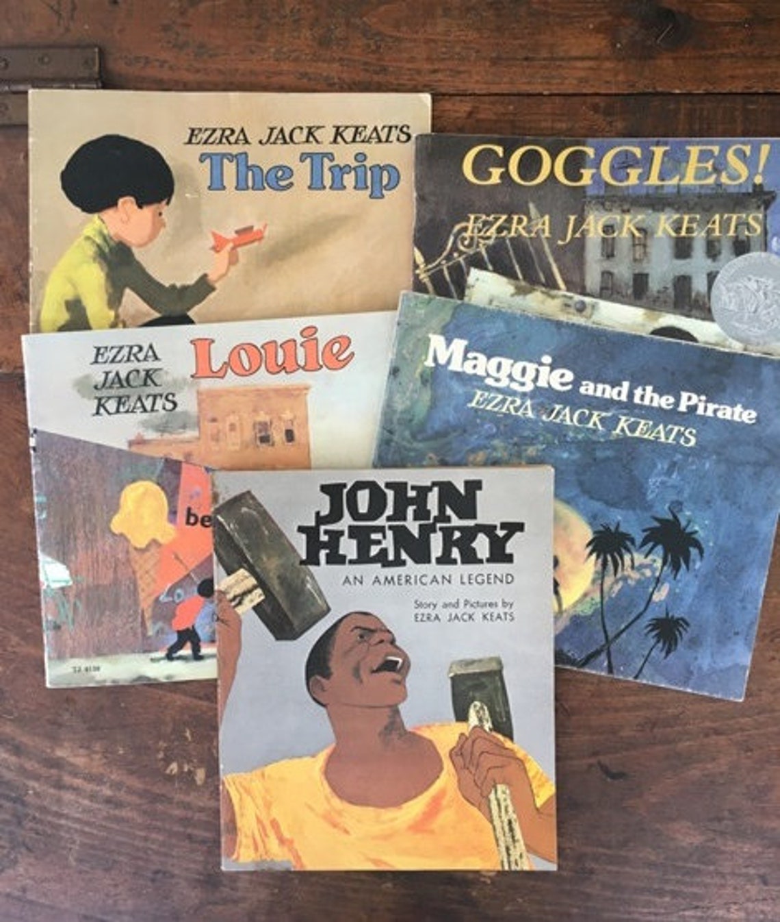Ezra Jack Keats Book Collection: Goggles, the Trip, Louie, Maggie, John ...