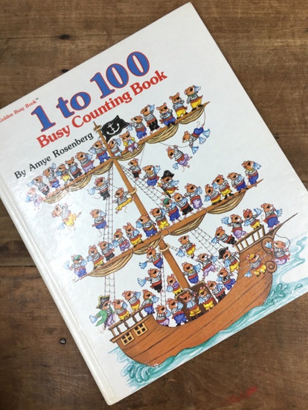 1 to 100 Busy Counting Book by Amye Rosenberg A Golden Busy Book - Etsy