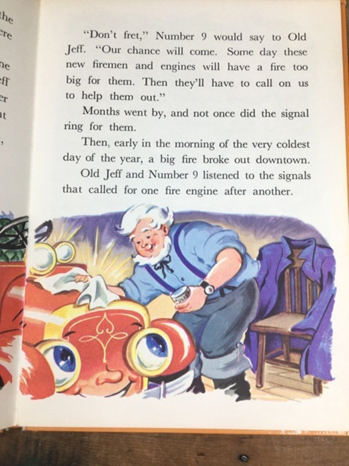 Number 9 the Little Fire Engine collectible Rand Mcnally | Etsy