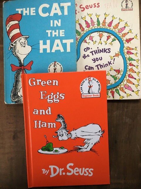 The Cat in the Hat Green Eggs and Ham & Oh the Thinks You Can - Etsy