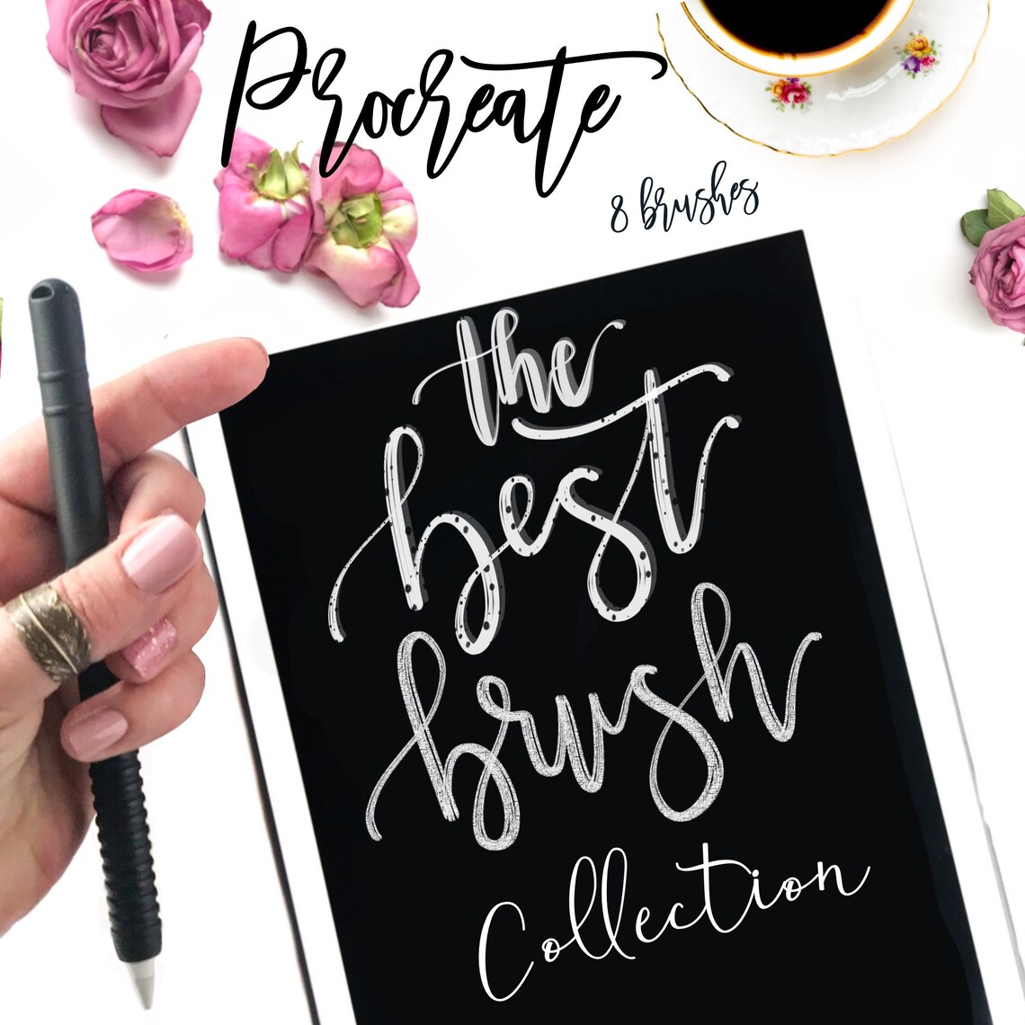 Procreate App Brush Collection Brushes for Digital Lettering - Etsy