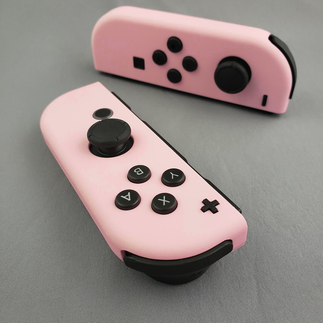 Custom Pink Soft Touch Joy Con Controller for Nintendo Switch - Etsy