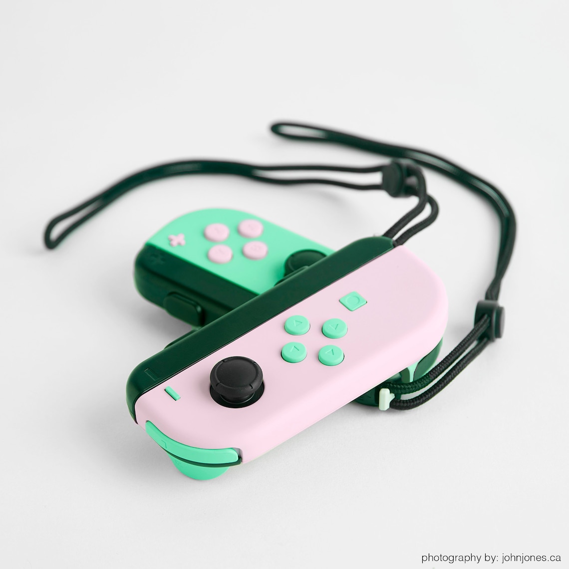 Pink and Green Joy Cons Custom Joycon Controller Set for - Etsy Canada