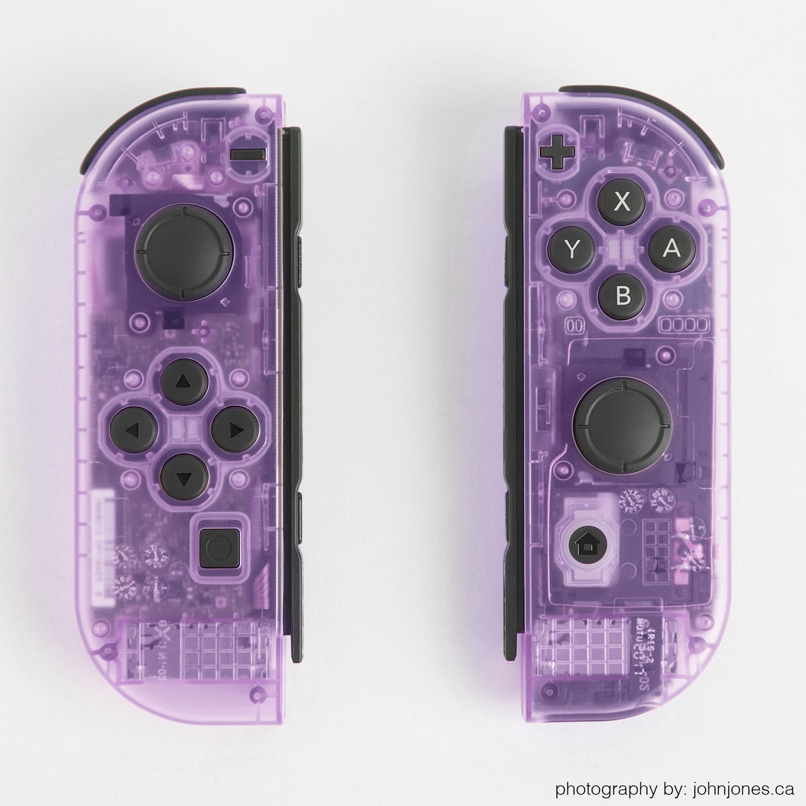 Custom Atomic Purple Transparent Joy Con Controller for - Etsy Canada