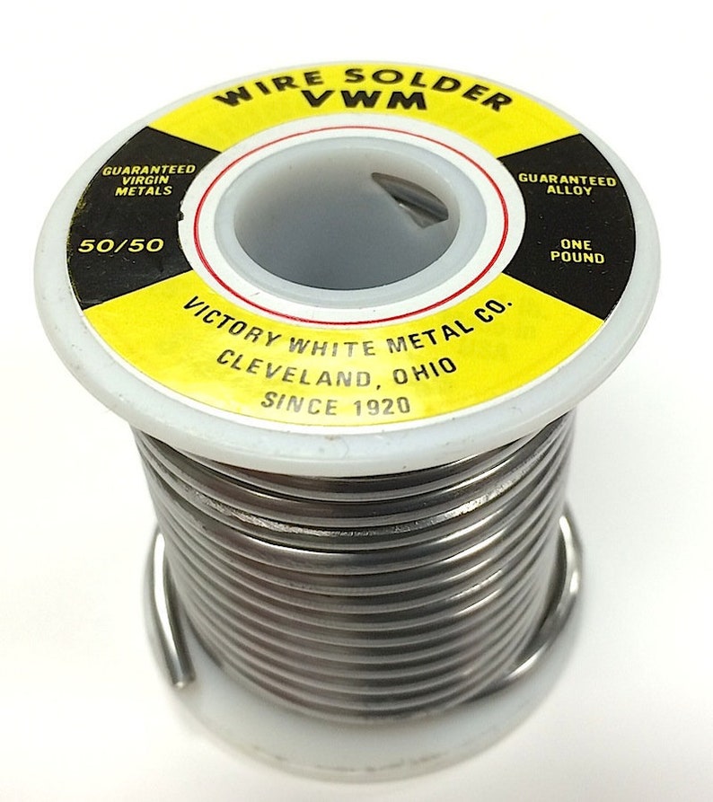 50/50 Wire Solder 1 Lb. Spool .125 Dia. (50-1 Lb Spools) Bulk 50 Lb ...