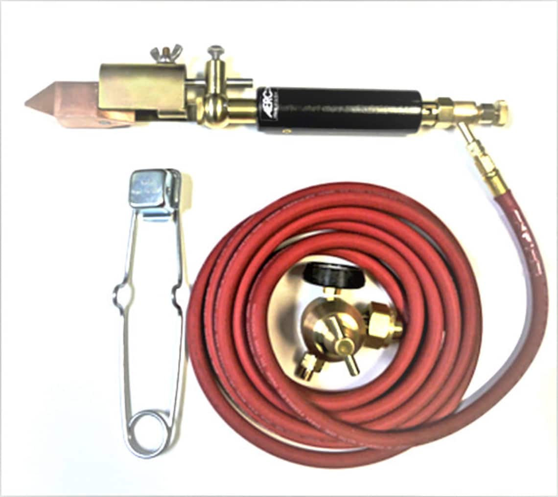 Aero-acetylene-soldering-iron-torch-kit-#12- .75 Lb- Copper Tip 3/8 ...