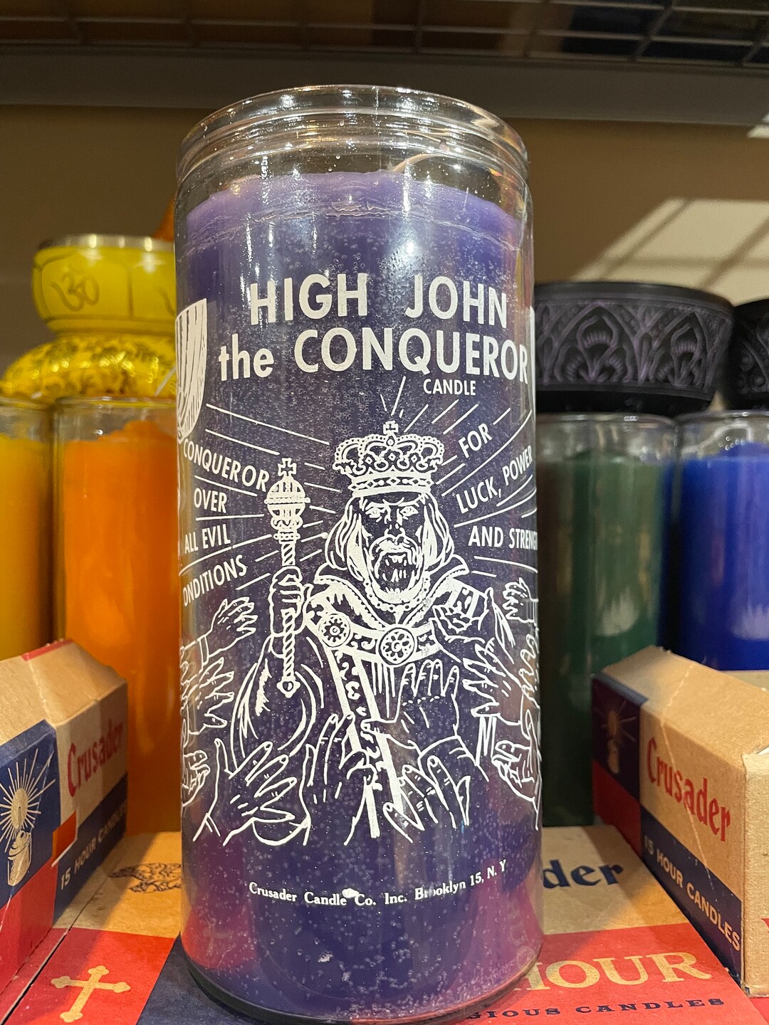High John the Conqueror - Intention Candles - Etsy